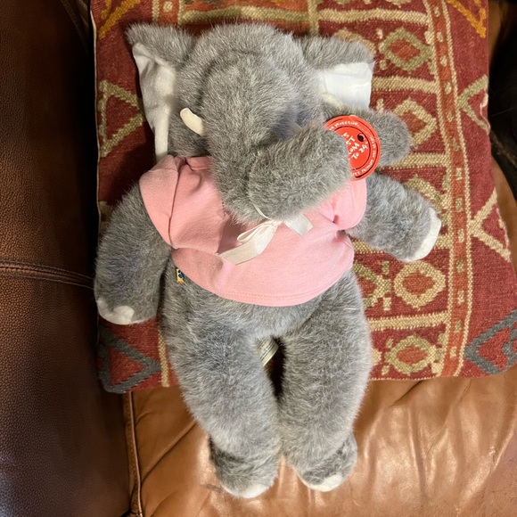 Toys | Vintage Buildabear Workshop Fuzzy Elephant Plush 1997 Tusks Gray ...